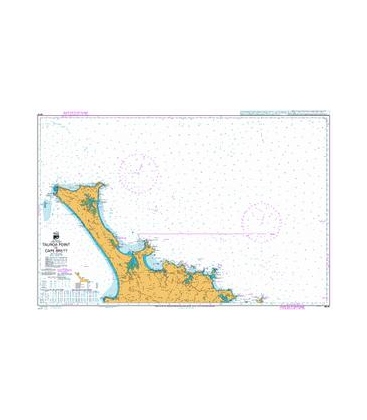 British Admiralty New Zealand Nautical Chart NZ51 Tauroa Point to Cape ...