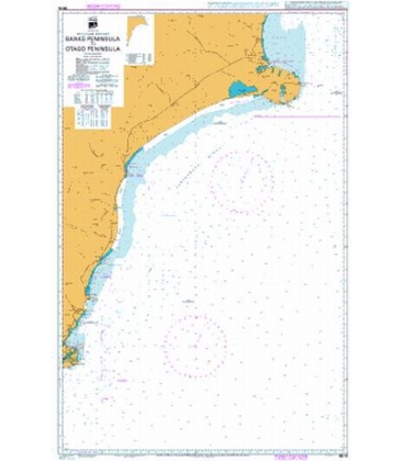 British Admiralty New Zealand Nautical Chart NZ64 Banks Peninsula to ...
