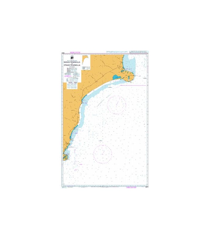 British Admiralty New Zealand Nautical Chart NZ64 Banks Peninsula to ...
