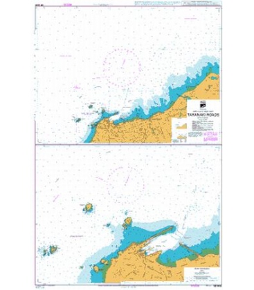 British Admiralty New Zealand Nautical Chart NZ4432 Taranaki Roads
