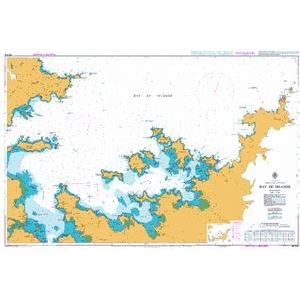 British Admiralty New Zealand Nautical Chart NZ5125 Bay of Islands