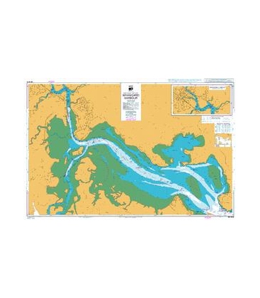 British Admiralty New Zealand Nautical Chart NZ5215 Whangarei Harbour