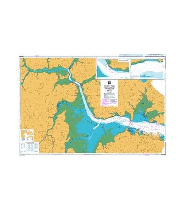 British Admiralty New Zealand Naut Chart NZ5323 Auckland Harbour West