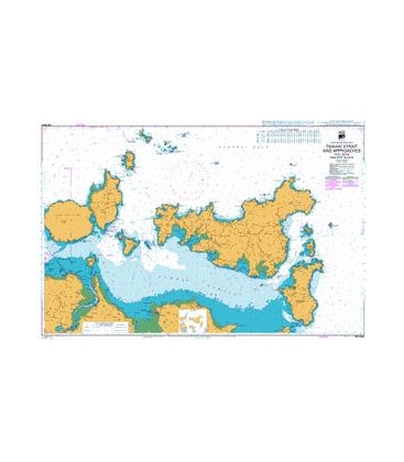 British Admiralty New Zealand Nautical Chart NZ5324 Tamaki Strait and ...