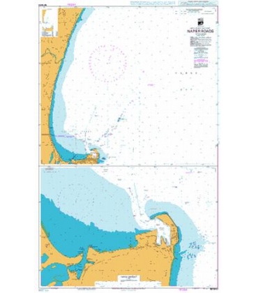 British Admiralty New Zealand Nautical Chart NZ5612 Napier Roads