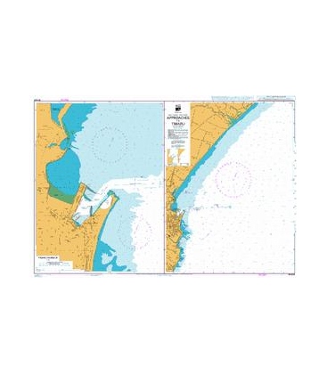 British Admiralty New Zealand Nautical Chart NZ6422 Approaches to Timaru