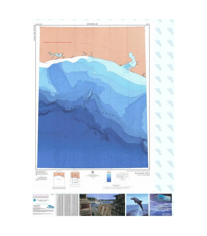 OceanGrafix Bathymetric (Bathy) & Fishing Charts (Maps) Icy Bay to Cape ...