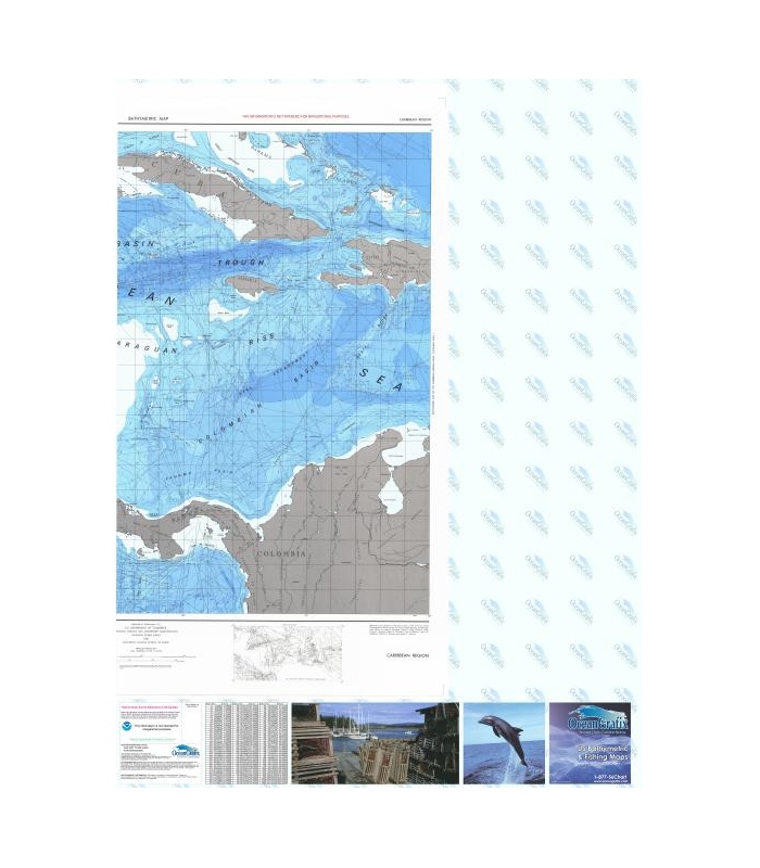 OceanGrafix Bathymetric (Bathy) & Fishing Charts (Maps) Caribbean ...