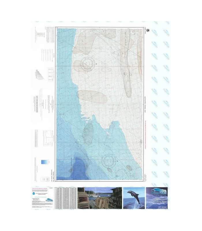 OceanGrafix Bathymetric (Bathy) & Fishing Charts (Maps) Ewing Bank N.E ...