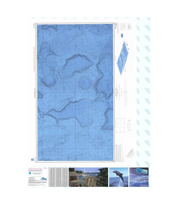 OceanGrafix Bathymetric (Bathy) & Fishing Charts (Maps) Orca Basin - LM-161