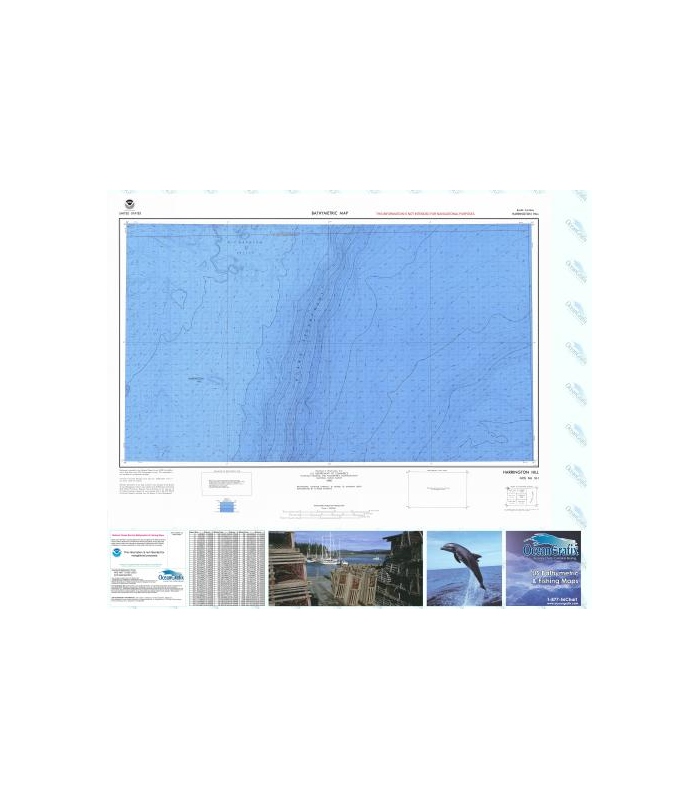 OceanGrafix Bathymetric (Bathy) & Fishing Charts (Maps) Harrington HILL ...