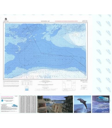 OceanGrafix Bathymetric (Bathy) & Fishing Charts (Maps) Browns Bank - NK
