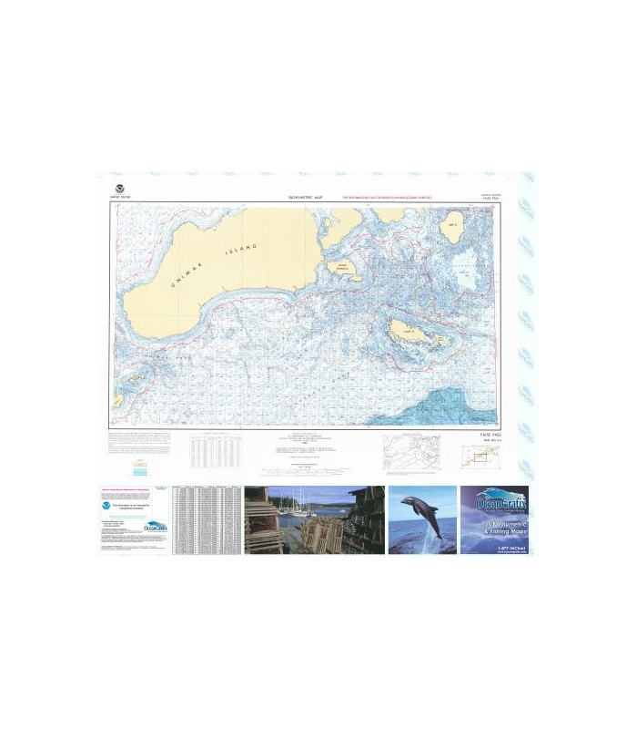OceanGrafix Bathymetric (Bathy) & Fishing Charts (Maps) False Pass - NN