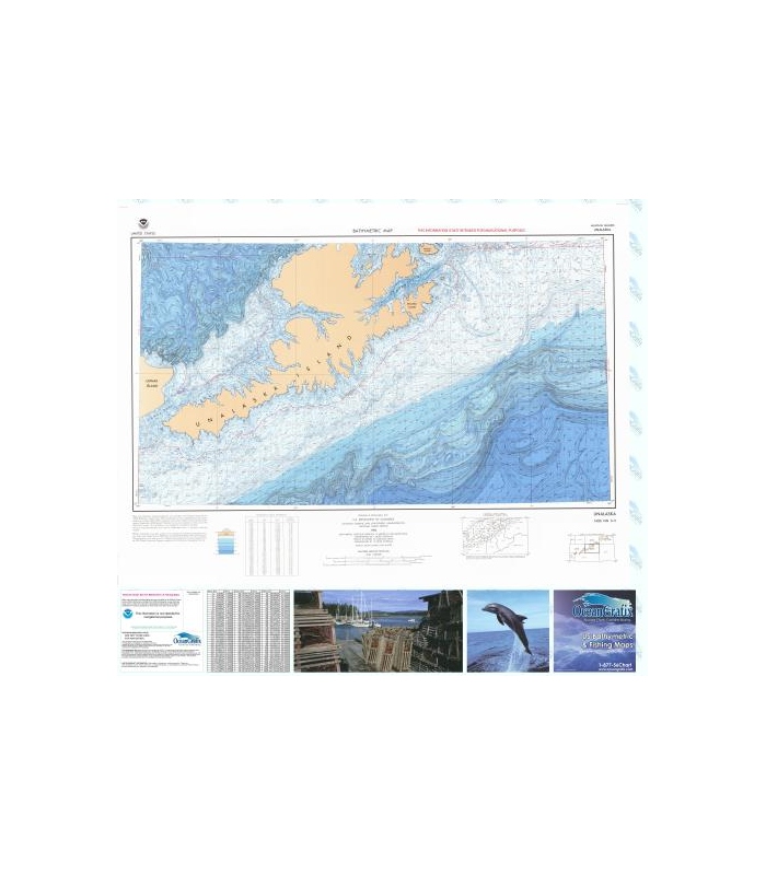 OceanGrafix Bathymetric (Bathy) & Fishing Charts (Maps) Unalaska - NN