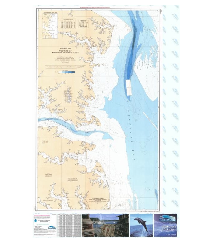 OceanGrafix Bathymetric (Bathy) & Fishing Charts (Maps) Chesapeake ...