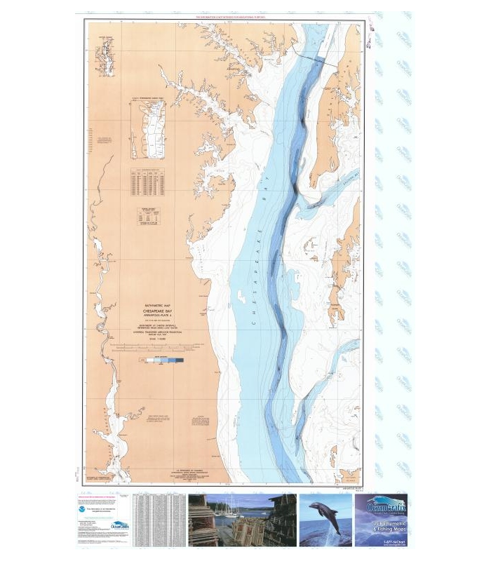 OceanGrafix Bathymetric (Bathy) & Fishing Charts (Maps) Chesapeake ...