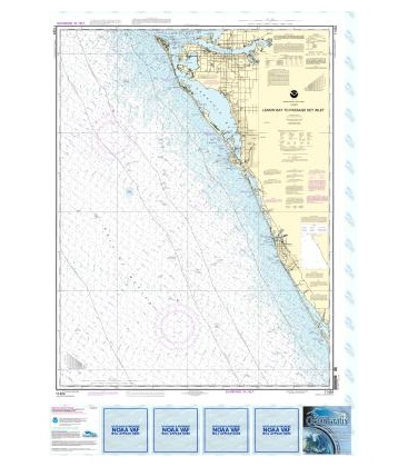 OceanGrafix NOAA Nautical Charts 11424 Lemon Bay to Passage Key Inlet