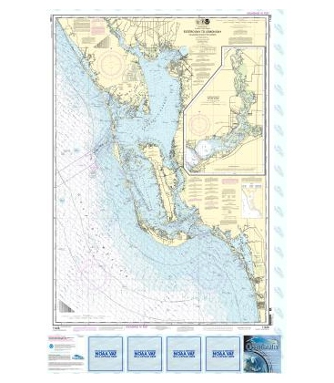 OceanGrafix NOAA Nautical Charts 11426 Estero Bay to Lemon Bay