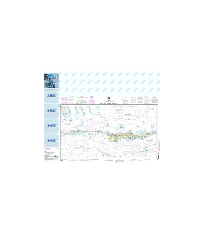 OceanGrafix NOAA Nautical Charts 11453 Florida Keys Grassy Key to Bahia ...