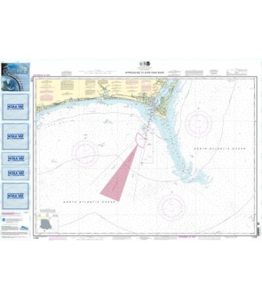 OceanGrafix NOAA Nautical Charts 11536 Approaches to Cape Fear River