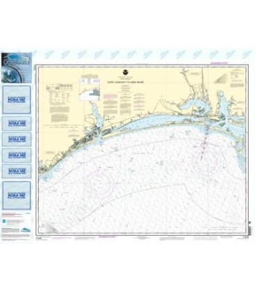 OceanGrafix NOAA Nautical Charts 11543 Cape Lookout to New River