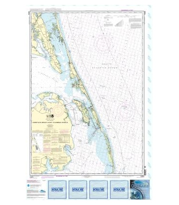 OceanGrafix NOAA Nautical Charts 12204 Currituck Beach Light to Wimble ...