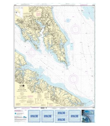 OceanGrafix NOAA Nautical Charts 12233 Potomac River Chesapeake Bay to ...