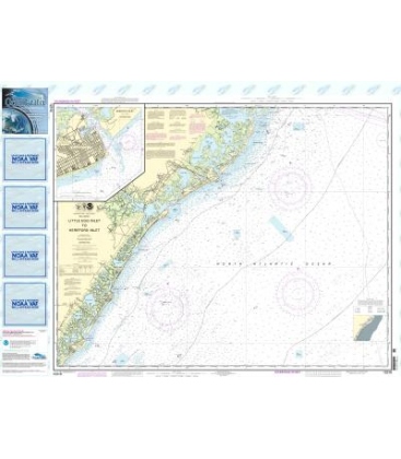 OceanGrafix NOAA Nautical Charts 12318 Little Egg Inlet to Hereford ...