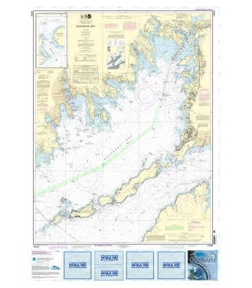 OceanGrafix NOAA Nautical Charts 13230 Buzzards Bay, Quicks Hole
