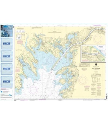 OceanGrafix NOAA Nautical Charts 13236 Cape Cod Canal and Approaches
