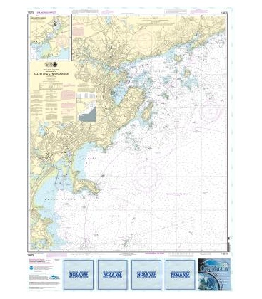 OceanGrafix NOAA Nautical Charts 13275 Salem and Lynn Harbors ...