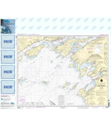 OceanGrafix NOAA Nautical Charts 14802 Clayton to False Ducks ls.