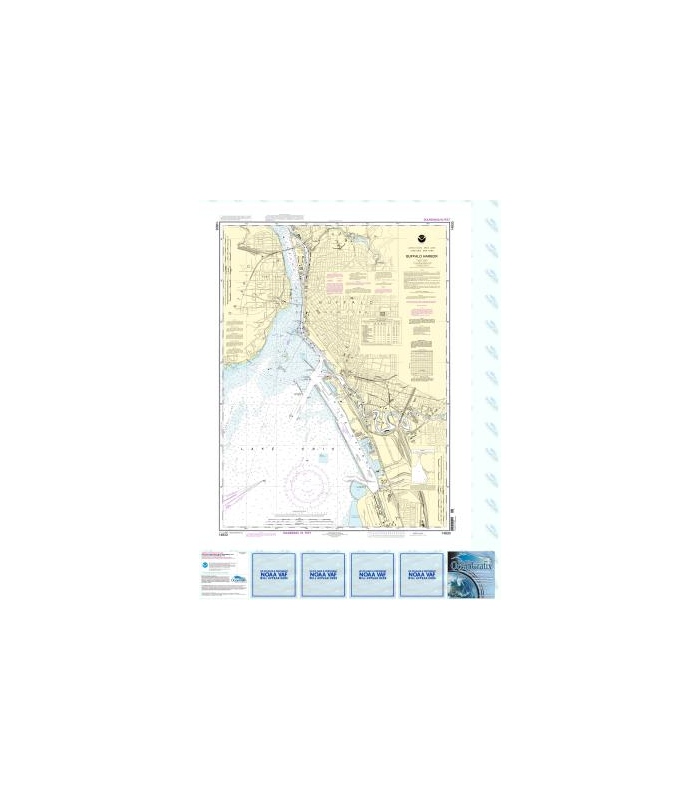 OceanGrafix NOAA Nautical Charts 14833 Buffalo Harbor