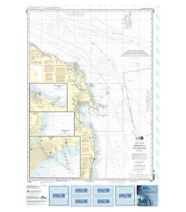 OceanGrafix NOAA Nautical Charts 14864 Harrisville to Forty Mile Point ...