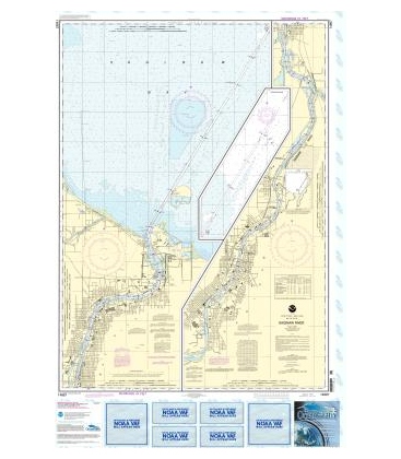 OceanGrafix NOAA Nautical Charts 14867 Saginaw River