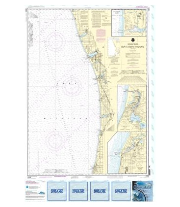 OceanGrafix NOAA Nautical Charts 14906 South Haven to Stony Lake, South ...