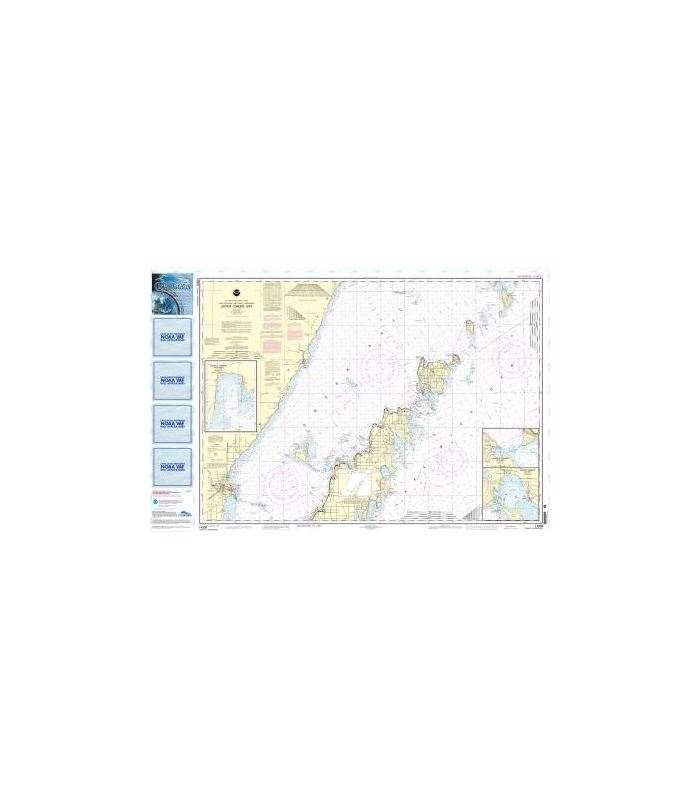 OceanGrafix NOAA Nautical Charts 14909 Upper Green Bay - Jackson Harbor ...