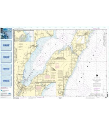 OceanGrafix NOAA Nautical Charts 14910 Lower Green Bay, Oconto Harbor ...