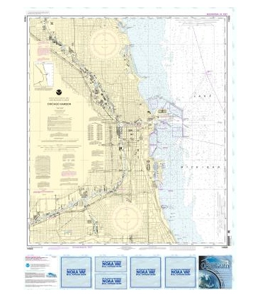 OceanGrafix NOAA Nautical Charts 14928 Chicago Harbor
