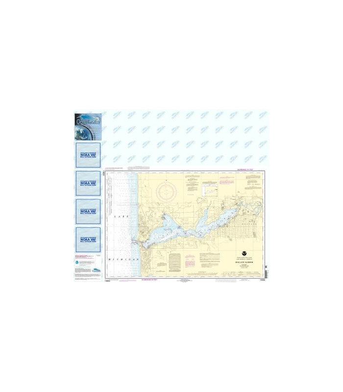 OceanGrafix NOAA Nautical Charts 14932 Holland Harbor