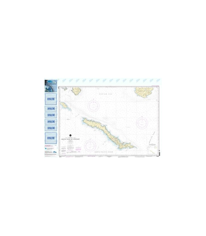 OceanGrafix NOAA Nautical Charts 16450 Amchitka Island and Approaches