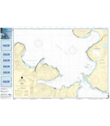 OceanGrafix NOAA Nautical Charts 16532 Akutan Bay, Krenitzin Islands