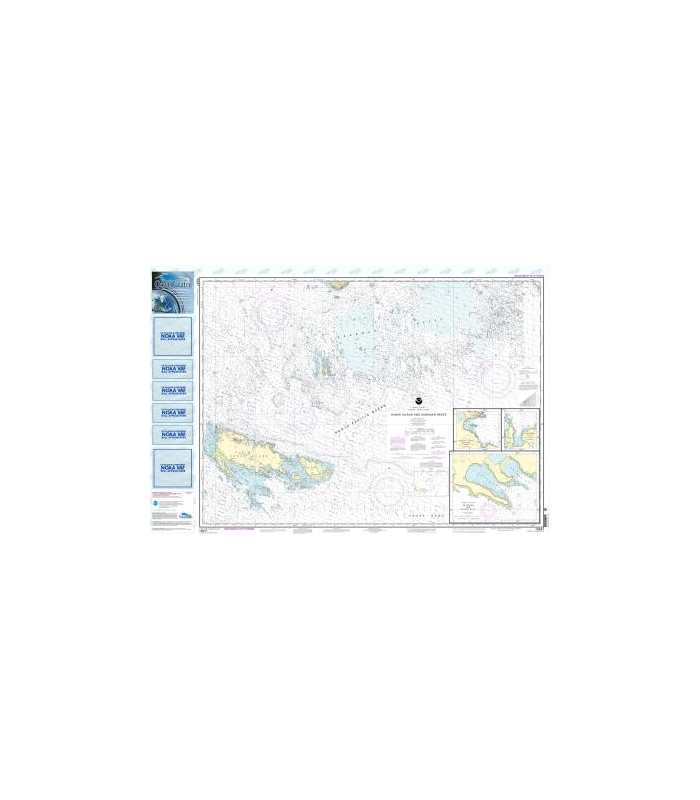 OceanGrafix NOAA Nautical Charts 16547 Sanak Island and Sandman Reefs ...