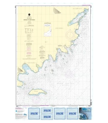 OceanGrafix NOAA Nautical Charts 16568 Wide Bay to Cape Kumlik, Alaska Pen.