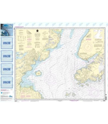 OceanGrafix NOAA Nautical Charts 16640 Cook Inlet-southern part