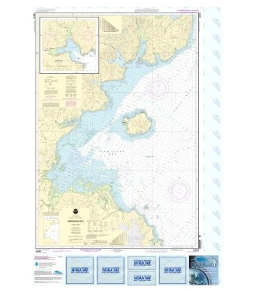 OceanGrafix NOAA Nautical Charts 16648 Kamishak Bay, lliamna Bay