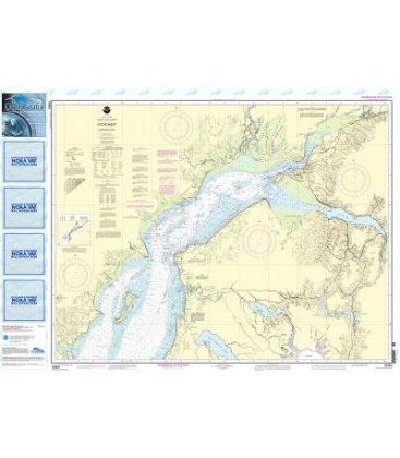 OceanGrafix NOAA Nautical Charts 16660 Cook Inlet-northern part