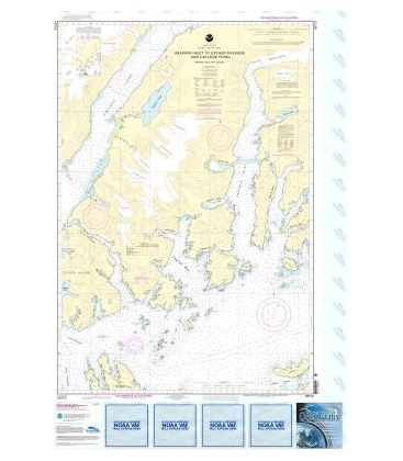 OG NOAA Chart 16712 Unakwik Inlet to Esther Passage and College Fiord