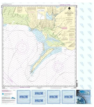 OceanGrafix NOAA Nautical Charts 16723 Controller Bay