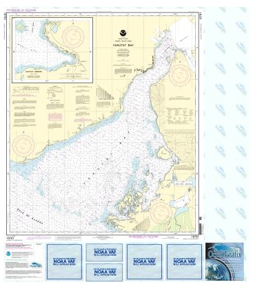 OceanGrafix NOAA Nautical Charts 16761 Yakutat Bay, Yakutat Harbor